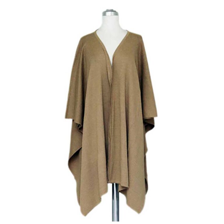 Camel Alpaca and Merino Wool Wrap | Andes Luxe